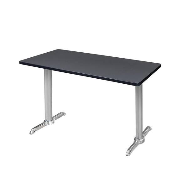 Regency Eiss 42 in. Round Chrome Composite Training Desk ...