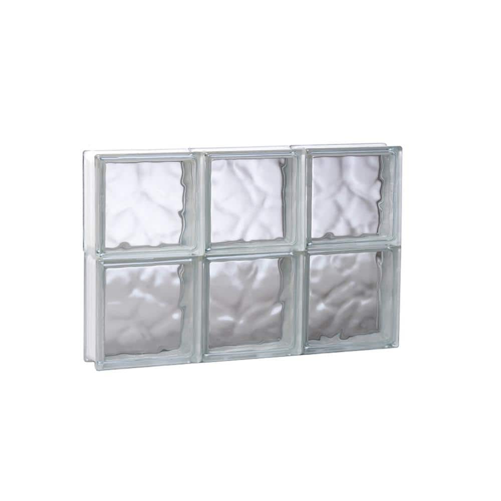 Clearly Secure 17.25 in. x 11.5 in. x 3.125 in. Frameless Wave Pattern ...