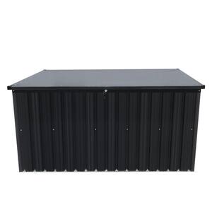 PARASOLAR 344 Gal. Outdoor Metal Storage Deck Box NVOT-BD-13 - The Home ...