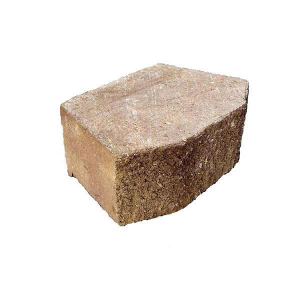 Oldcastle 16 in. x 12 in. Retaining Garden Wall Block 16200825 - The ...