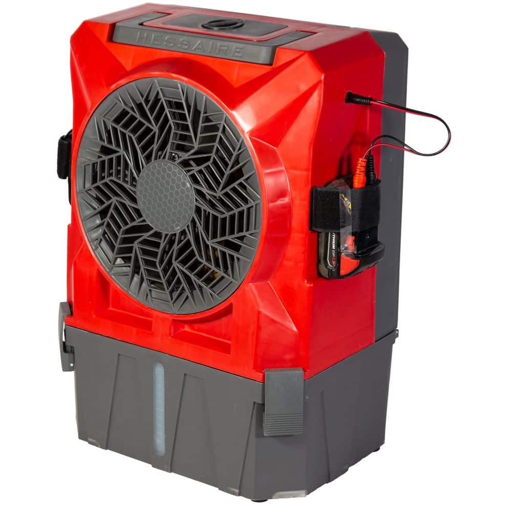Hessaire Cordless Universal 18-Volt Battery Powered 900 CFM 2-Speed ...