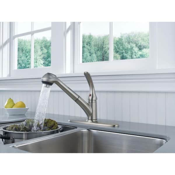 470-AR-DST Delta Faucet Signature® Single Handle Pull-Out, 41% OFF