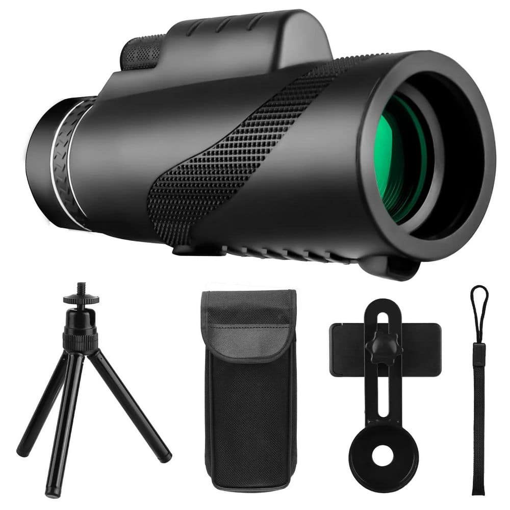 80 x 100 HD Monocular Telescope BAK-4 Prism High Power Monocular for ...