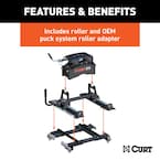 CURT A16 5th Wheel Hitch with Roller 16521