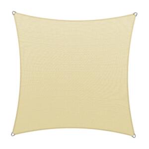 ROYAL SHADE 12 ft. x 12 ft. Brown Square Pro Ring Sun Shade Sail Canopy ...