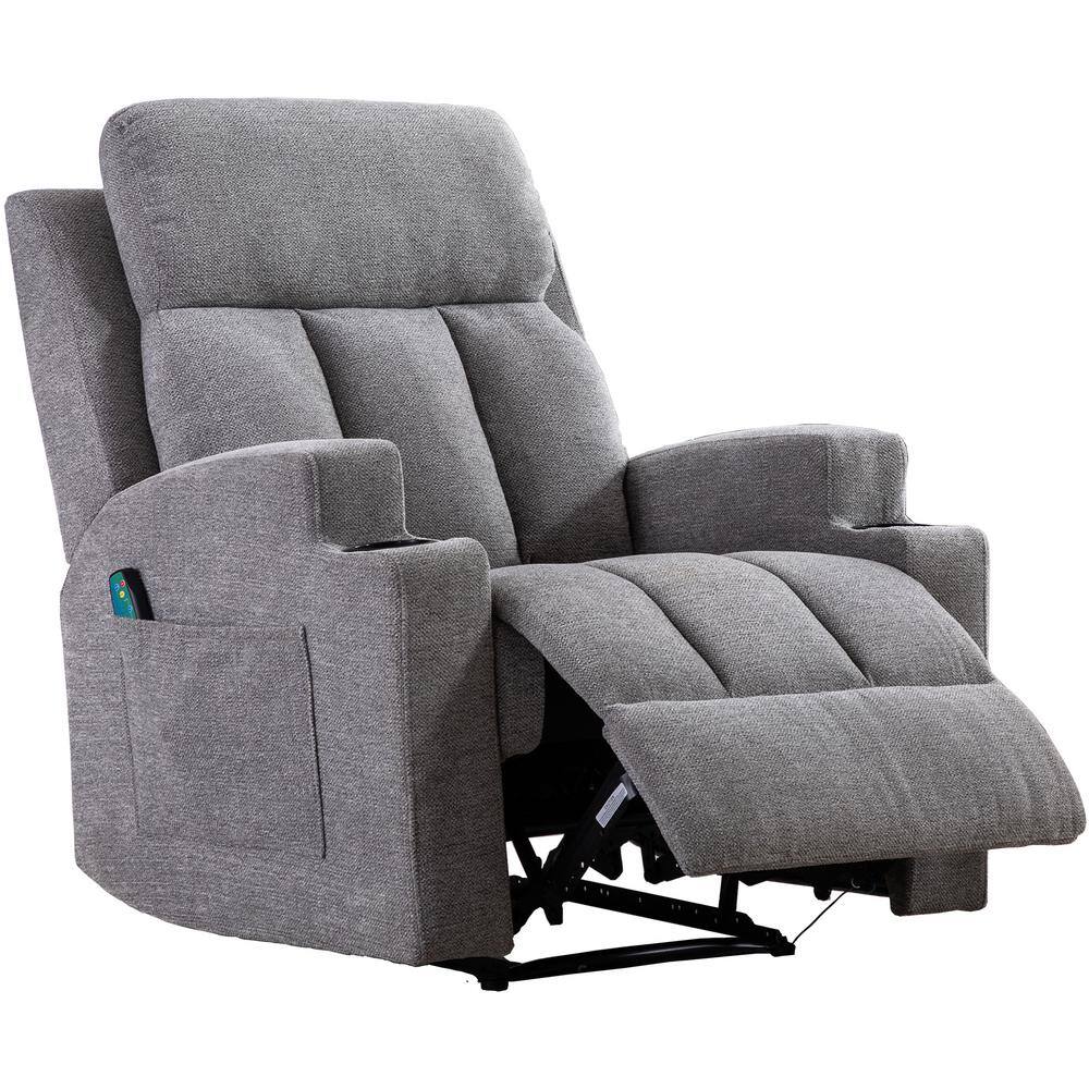 Have a question about Mydepot Light Gray Recliner Chair with Massage ...