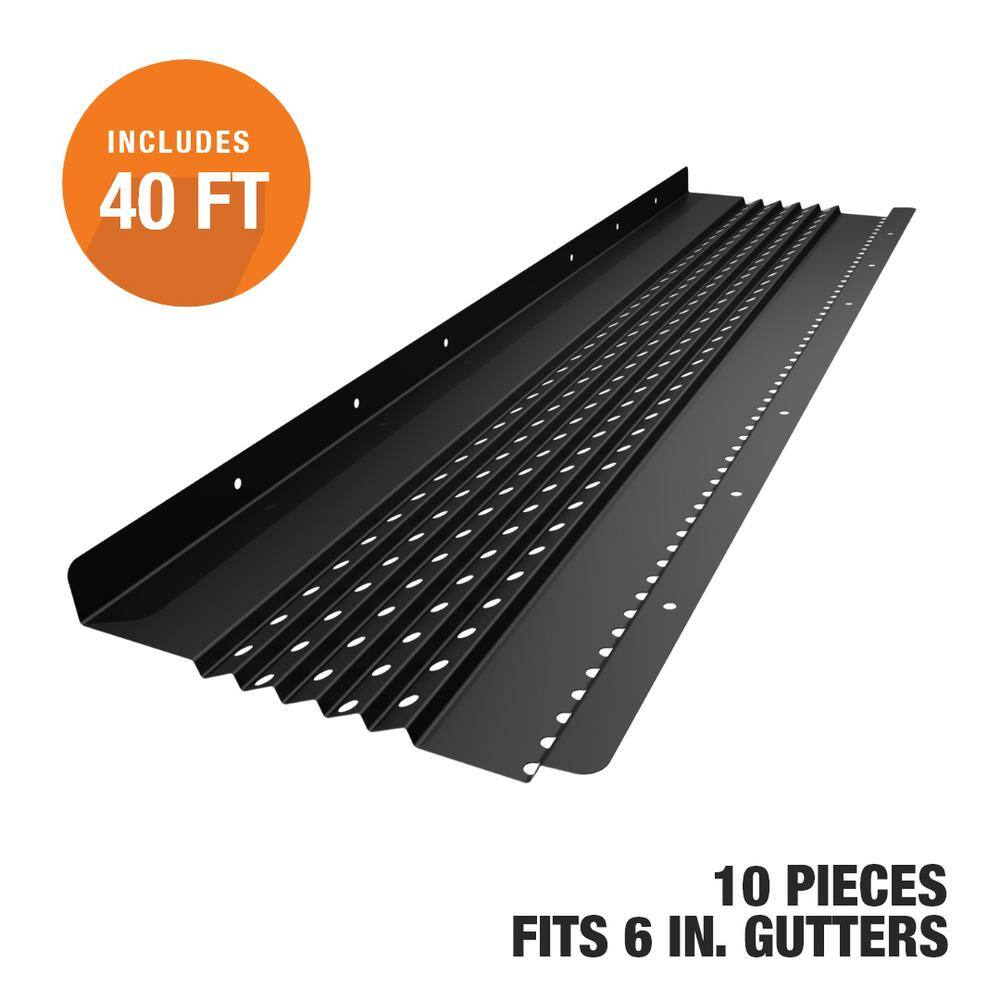 Reviews for Gutter Guard by Gutterglove 4 ft. L x 6 in. W All-Aluminum ...