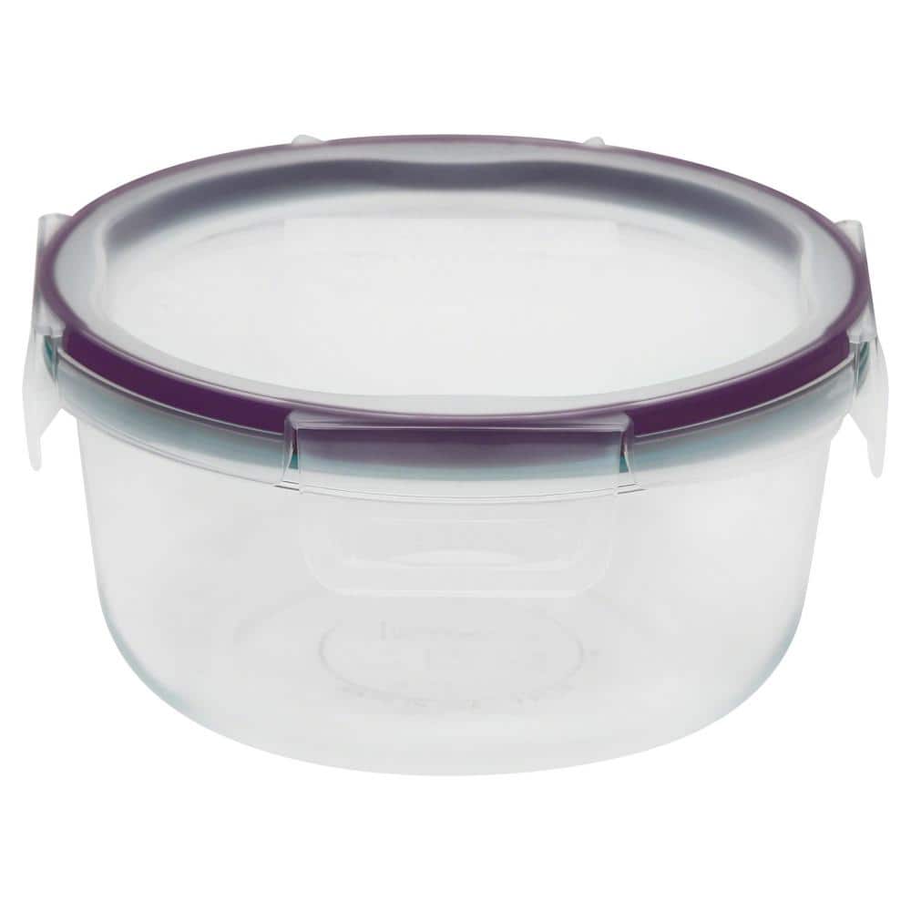 Snapware Total Solutions 4-Cup Glass Round Storage Container 1109306 ...