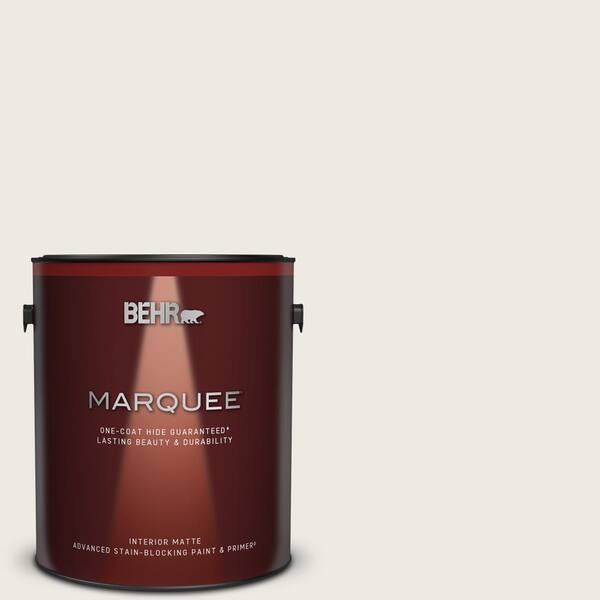 BEHR MARQUEE 1 gal. Designer Collection #DC-006 First Snow Matte ...