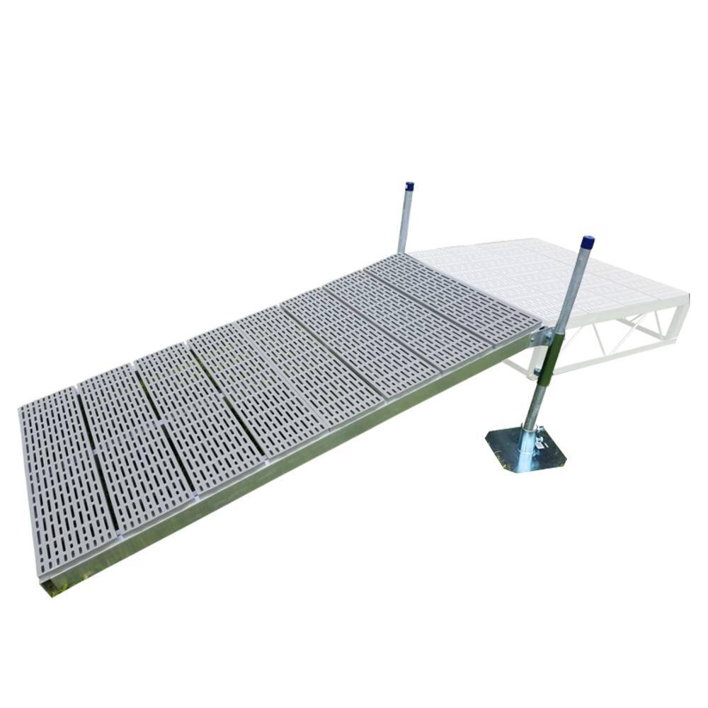 Patriot Docks 4 ft. x8 ft. Shore Ramp Kit with Poly Decking 10351 - The ...