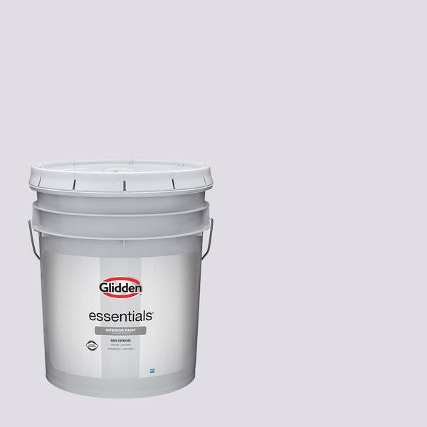 Glidden Essentials 5 gal. PPG1173-2 February Frost Flat Interior Paint ...