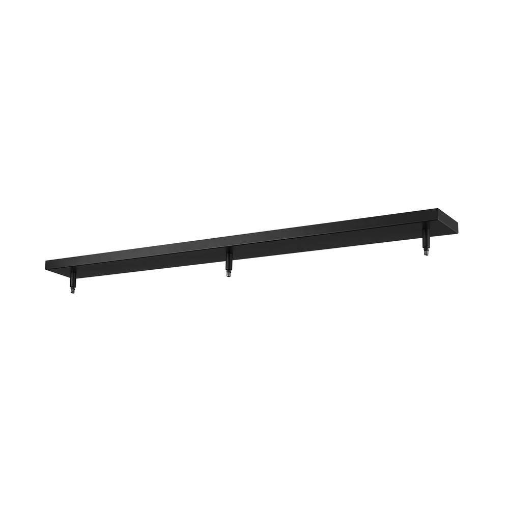 Multi Point Canopy 3-Light Ceiling Plate Matte Black 4.5 in. CP4403-MB ...