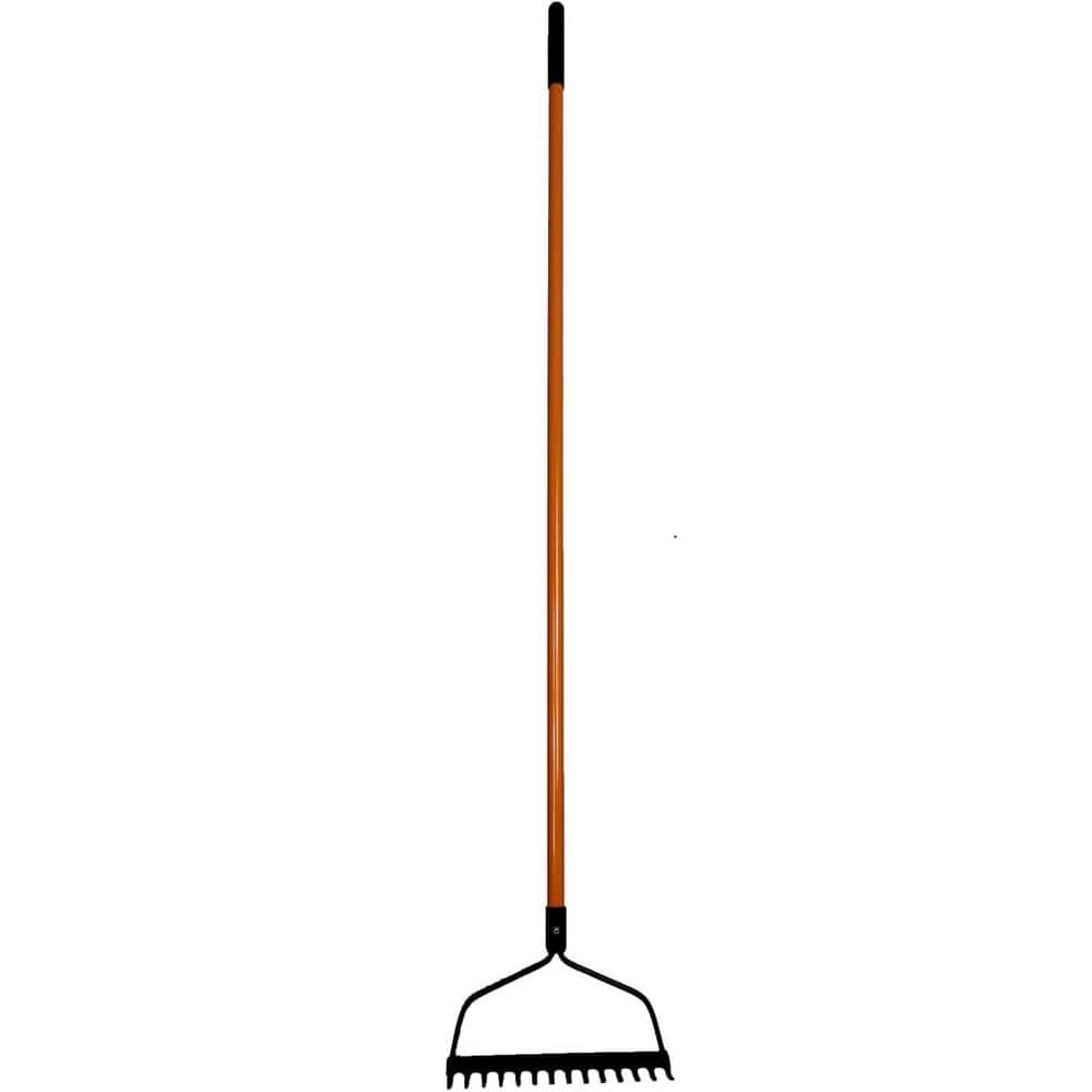 Ashman Online Ashman, 48 in. Handle Length, Bow Rake Fiberglass Rubber ...