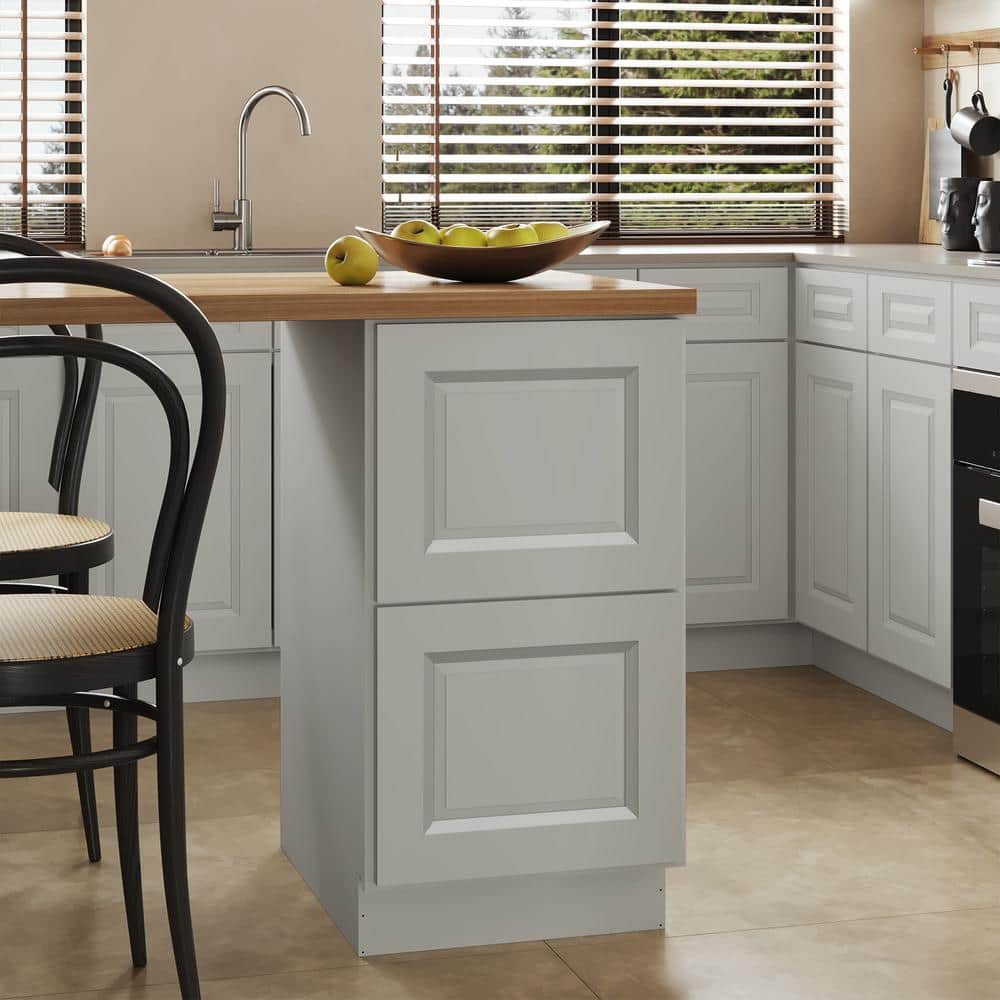 Hausvita 18 in. W x 24 in. D x 34.5 in. H in Traditional Dove Plywood ...