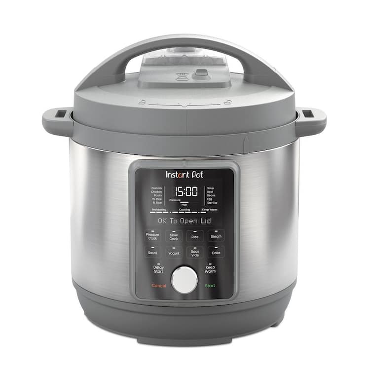 Instant Pot 6 qt. Duo Plus Stainless Steel Electric Pressure Cooker ...