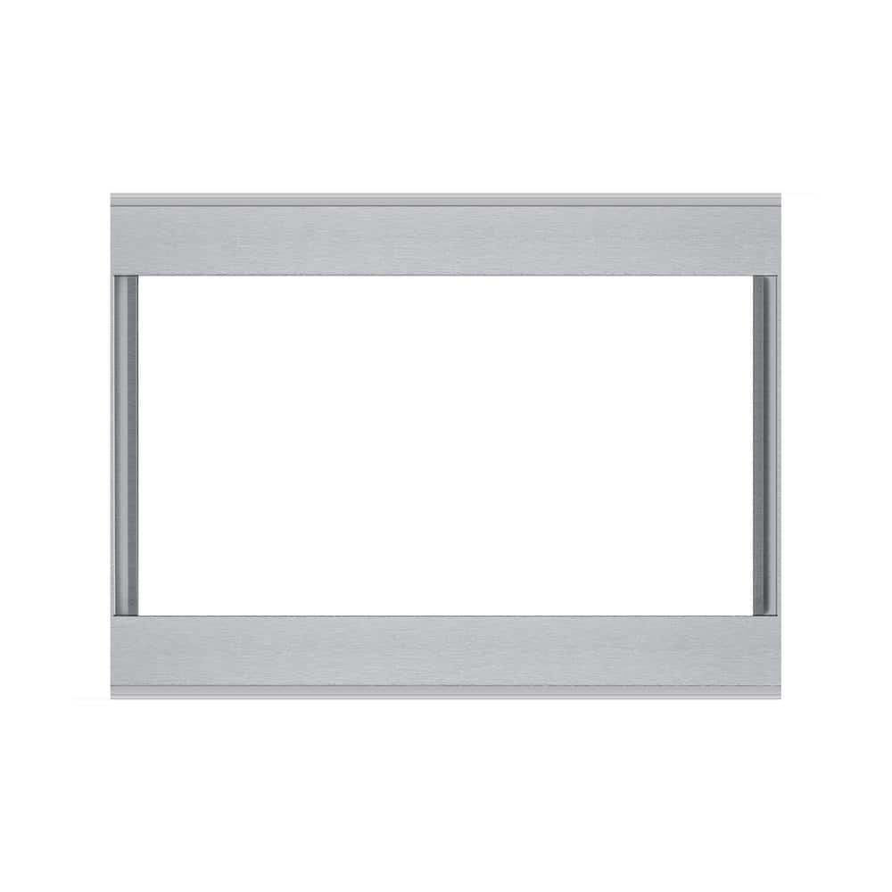 Sharp 27" Built-In Trim Kit for Countertop Microwaves in Stainless ...