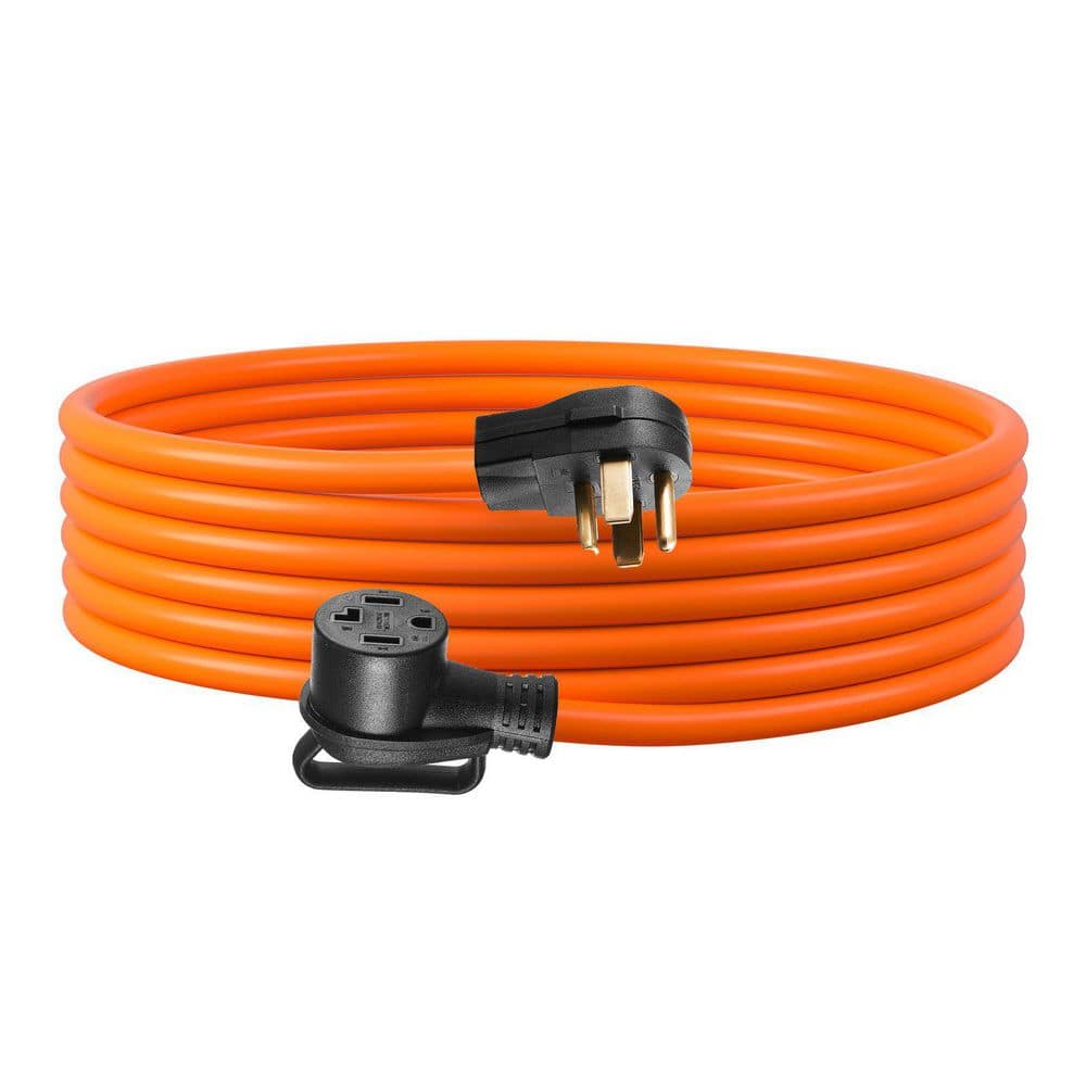 GIVIMO 25 ft. 10 / 4 STW 30 Amp Orange Replacement Dryer Extension Cord ...