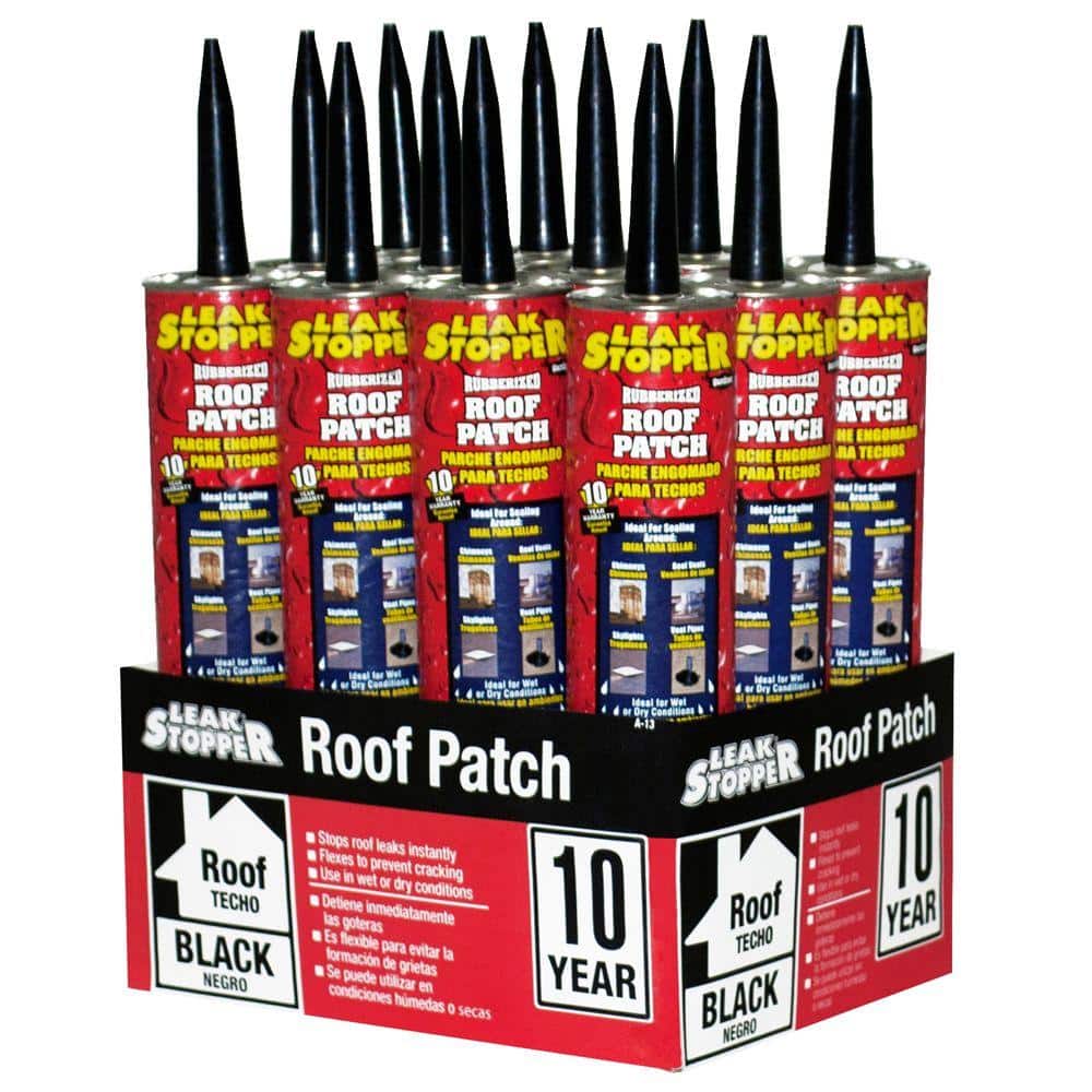 Leak Stopper 10.1 oz. Rubberized Roof Patch (12-Case) 0319-GA - The ...