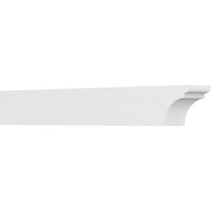 Ekena Millwork 6 in. x 8 in. x 36 in. Yorktown PVC Rafter Tail ...