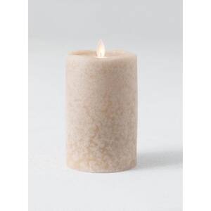 SULLIVANS 8 in. Brown Spice Mottled LED Pillar Candle MGT817408SP00 ...