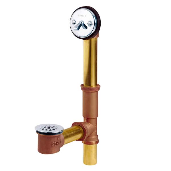 Gerber Gerber Classics Trip-Lever Tub Drain Assembly in Chrome ...