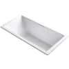 KOHLER Underscore 6 ft. Acrylic Rectangular Drop-in or Undermount Non ...