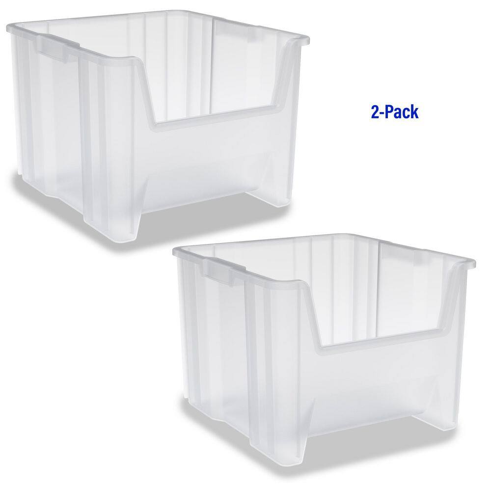 Akro-Mils 13018 Stak-N-Store Stackable Open Front Plastic Storage Bin ...
