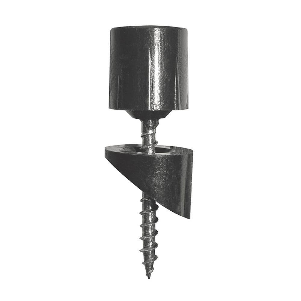 NUVO IRON Surface Mount Stair Railing Adapters for 3/4 in. Round ...