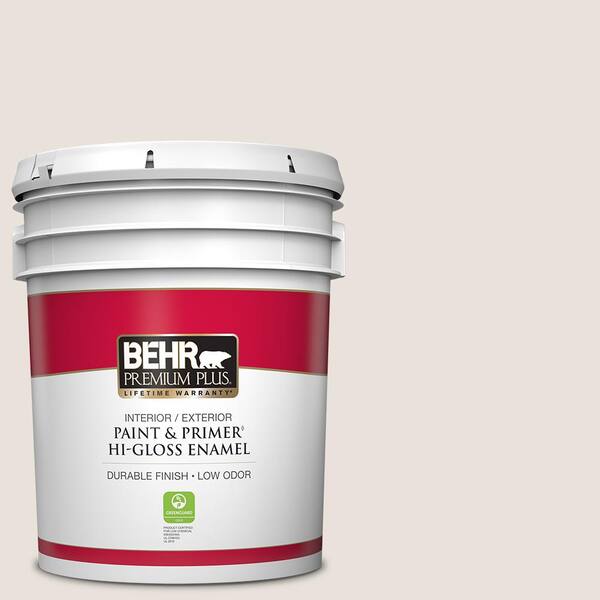 Reviews for BEHR PREMIUM PLUS 5 gal. #N180-1 Barely Brown Hi-Gloss ...
