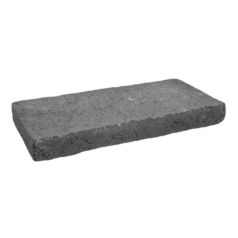 Basalite 11 lb. Gray Concrete Cap Block 100002708 - The Home Depot