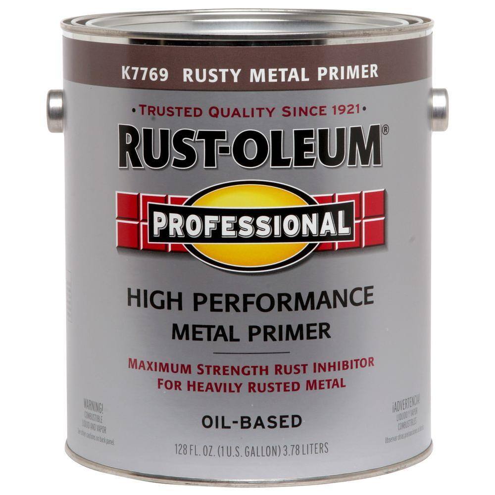 Rust Oleum Professional 1 Gal Red Flat Rust Preventive Primer Case Of