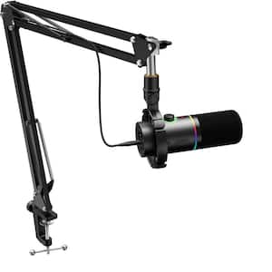 Lukyamzn USB Gaming Microphone with Noise Cancellation, Computer PC ...