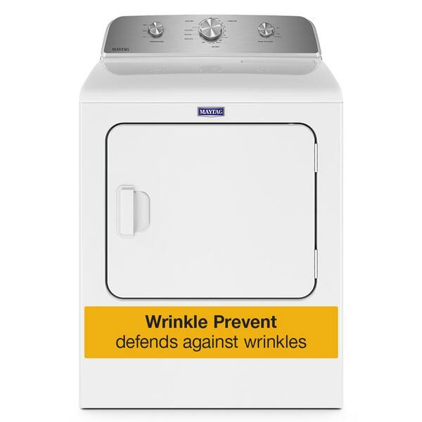Maytag 7.0 cu. ft. Vented Electric Dryer in White MED4500MW - The Home ...