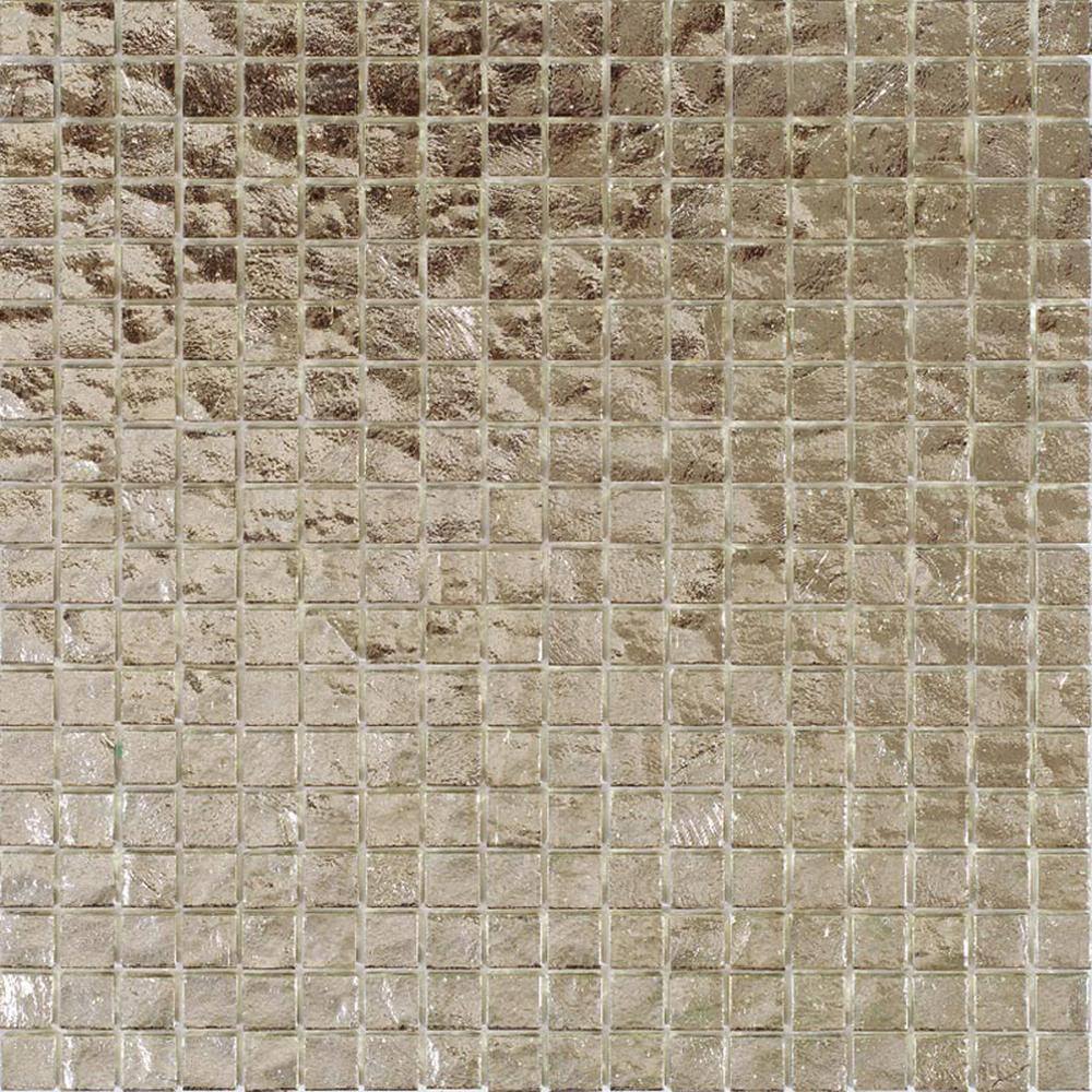 Apollo Tile Skosh 4 in. x 6 in. Glossy Ash Gray Glass Mosaic Uniform ...