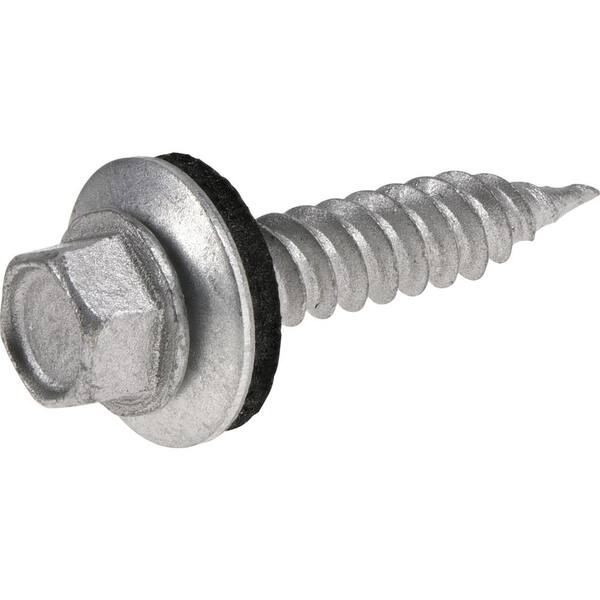 PME, artisans et agriculteurs Fixations et ferrures 100 10x1 Hex Head Roofing Screws with ...