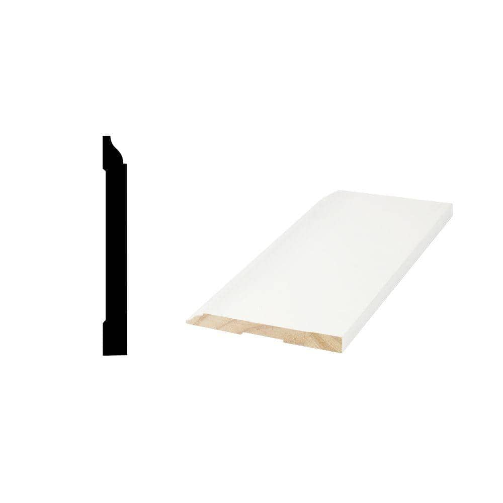 Woodgrain Millwork WM 618 9/16 in. x 5-1/4 in. x 192 in. Prime Finger ... Woodgrain Millwork WM 618 9/16 in. x 5-1/4 in. x 192 in. Prime Finger ...