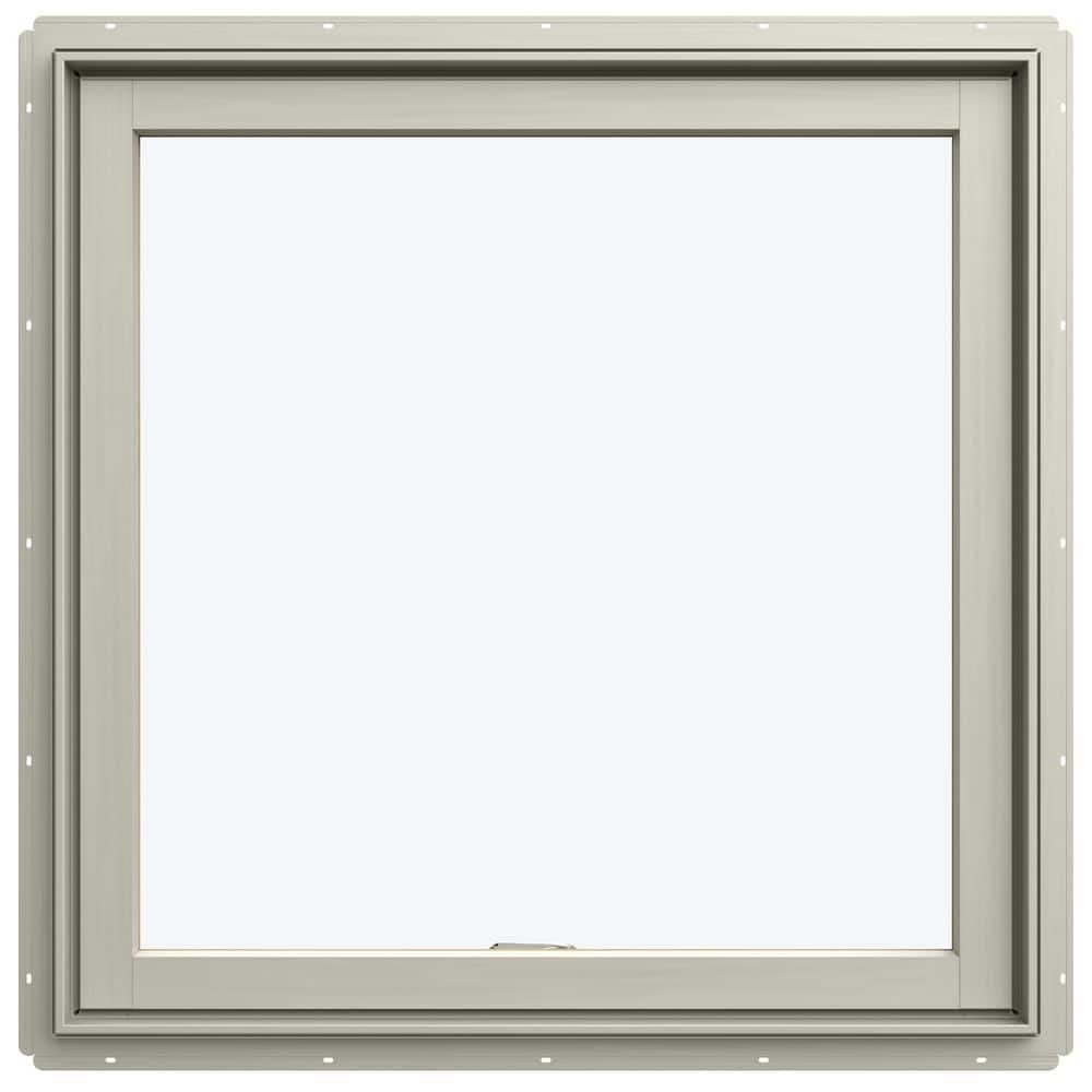 JELD-WEN 30 in. x 30 in. W-5500 Awning Wood Clad Window THDJW249400004 ...