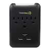 TRICKLESTAR 3-Outlet Surge Protector With USB Charging Ports TS1207 ...