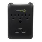 TRICKLESTAR 3-Outlet Surge Protector With USB Charging Ports TS1207 ...