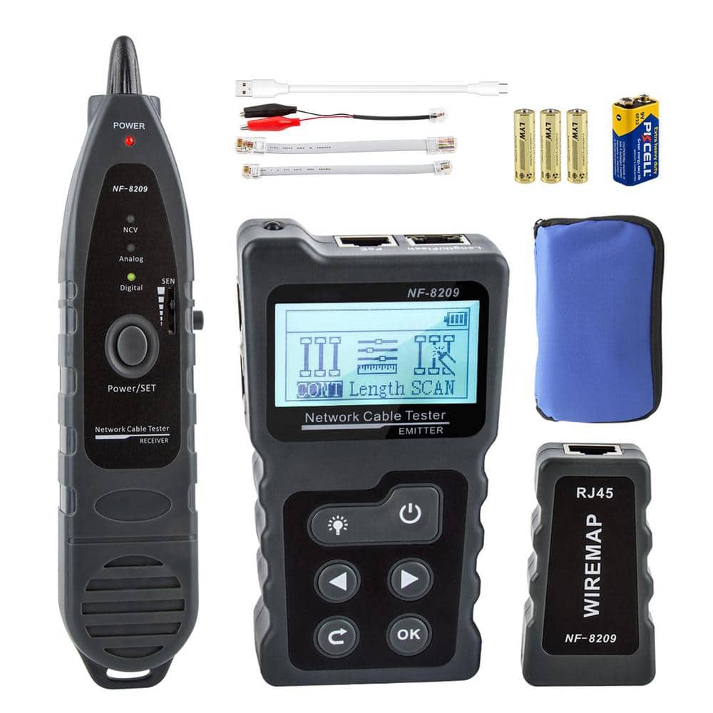 Vrbgify Advanced Network Cable Tester Multifunction Wire Tracker w/ PoE ...