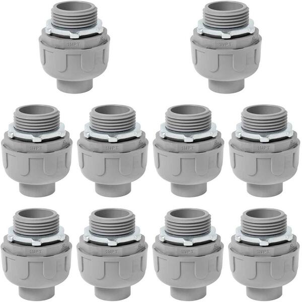 HYDROMAXX (10-Pack) 3/4 in. Dia Liquid Tight Non Metallic Electrical ...