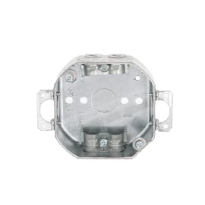 RACO Octagon Electrical Box with AC/MC/Flex Clamps (25-Pack) 153 - The ...