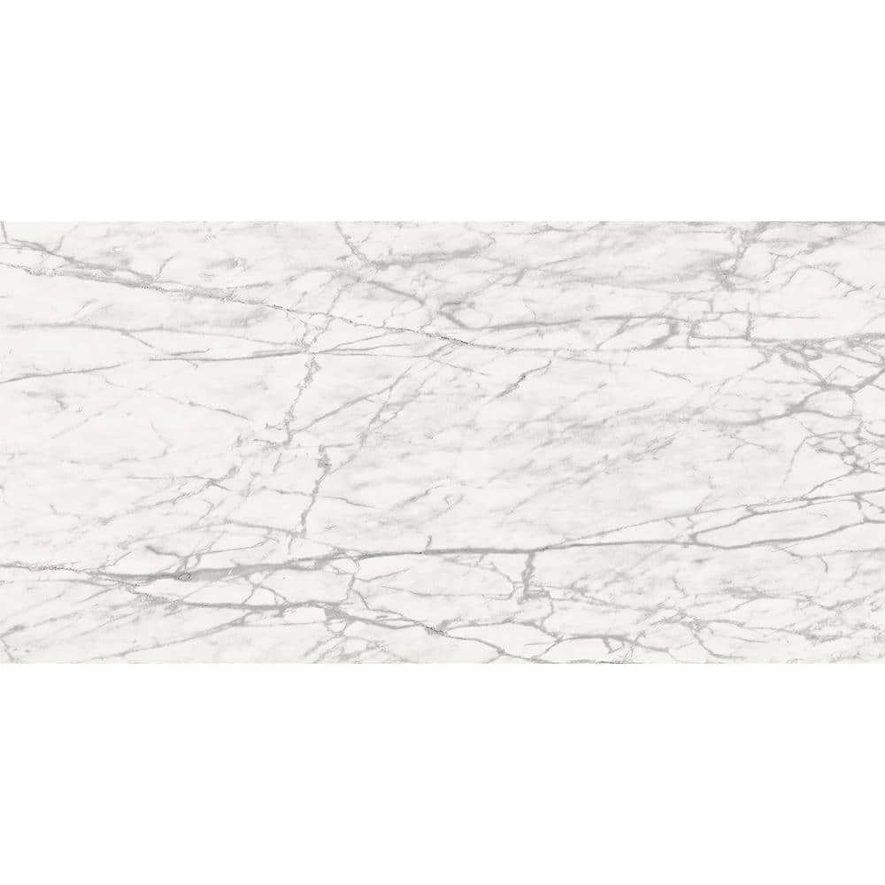 InDesign Brickell Bianco 12 in. x 24 in. Matte Ceramic Floor Tile (13. ...