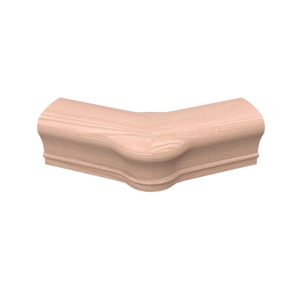 EVERMARK Stair Parts 7021 Unfinished Red Oak 135° Level Quarter-Turn ...