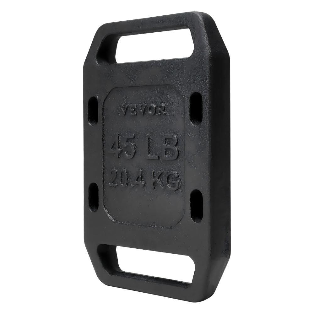 VEVOR Cast Iron Ruck Weights 45 lbs. Single Ruck Plate Weighted for ...