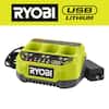 RYOBI USB Lithium 3-Port Charger FVCH01 - The Home Depot