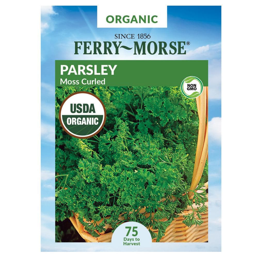 Ferry-Morse Organic Parsley Moss Curled Herb Seed 1365 - The Home Depot