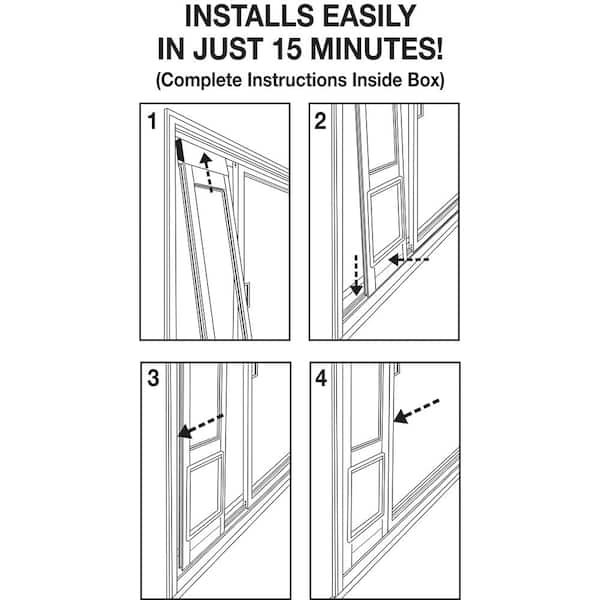 Ideal Pet Products 10.5 in. x 15 in. FastFit Plus Large White Pet and ...