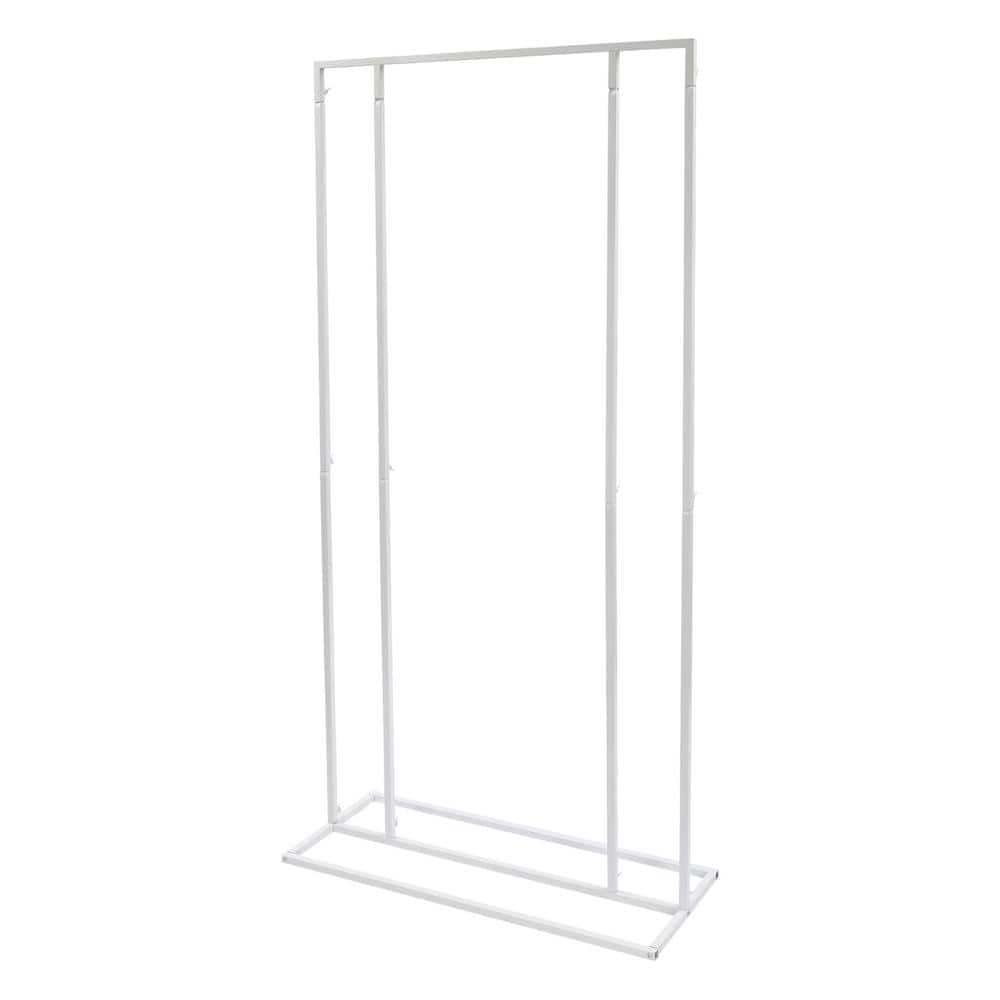 YIYIBYUS 8.7 in. x 39.3 in. White Metal Iron Rectangle Shape Wedding ...