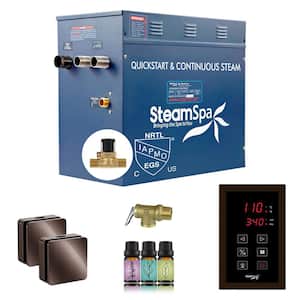 SteamSpa Oasis Series 12000-Watt Steam Generator with Continuous Steam ...
